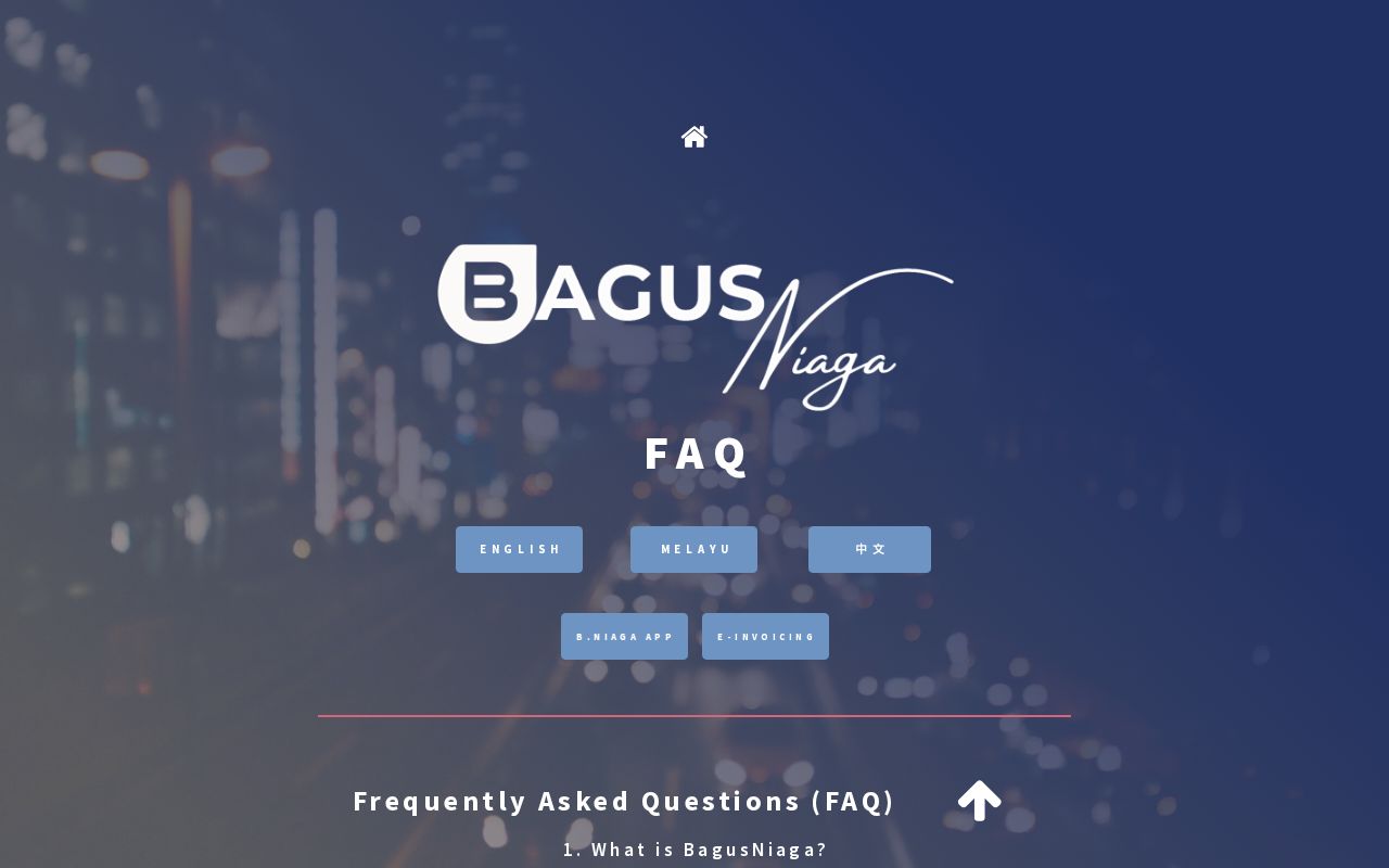 FAQ - BagusNiaga